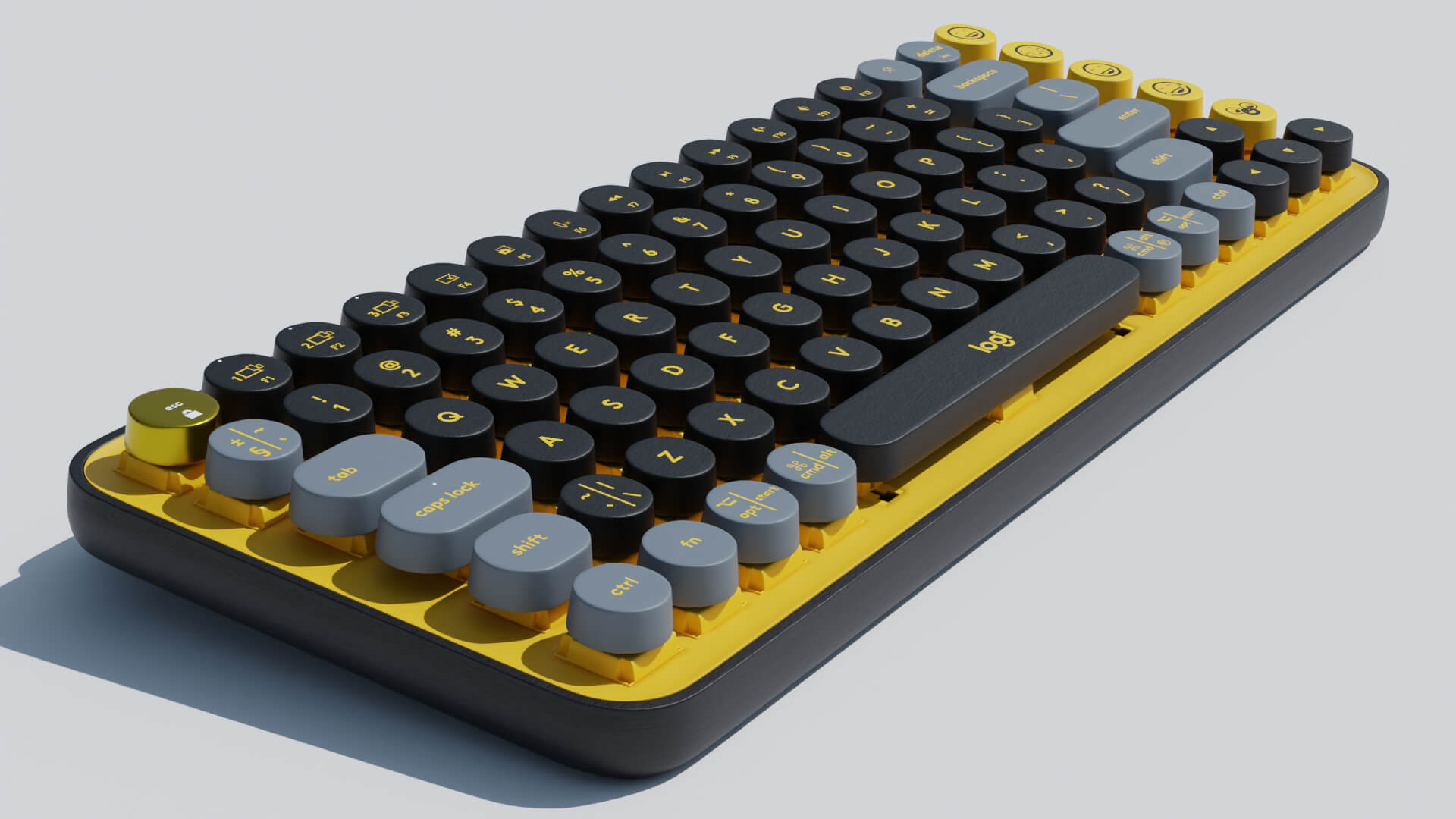 Logitech POP Keyboard Bundle - Free 3D Model by Mauri3dForge