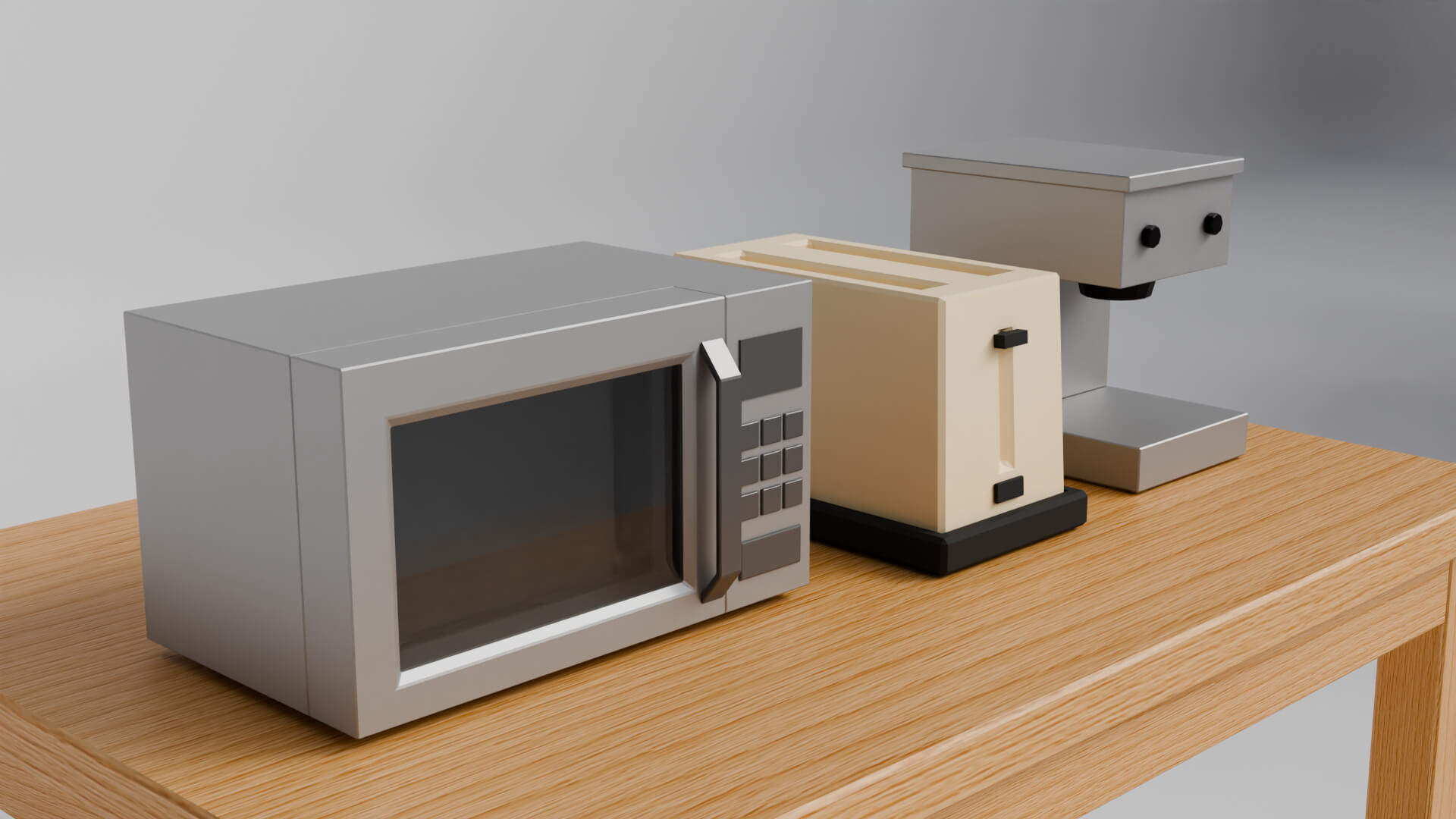 Low-Poly Kitchen Props Pack Game Ready Free 3D Model by Mauri3dForge