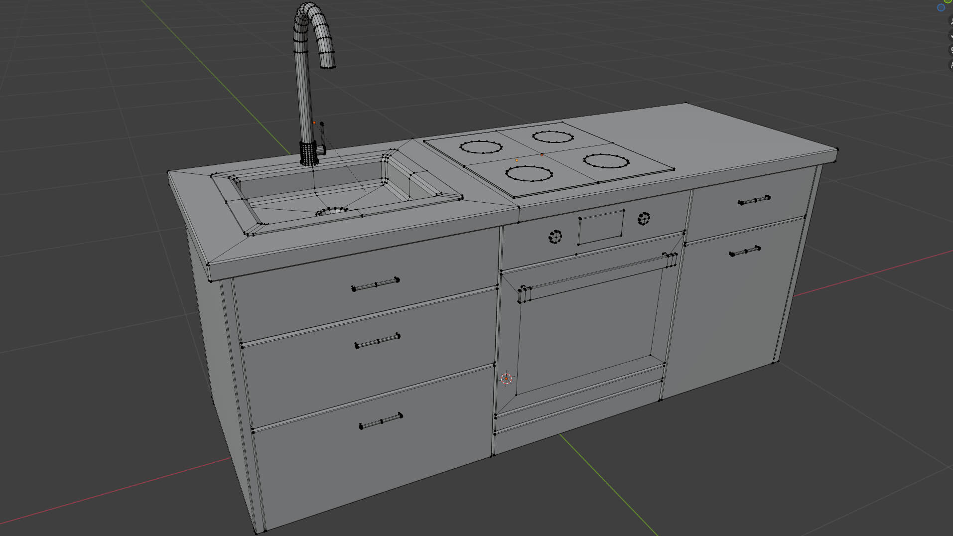 Low-Poly Kitchen Props Pack Game Ready Free 3D Model by Mauri3dForge