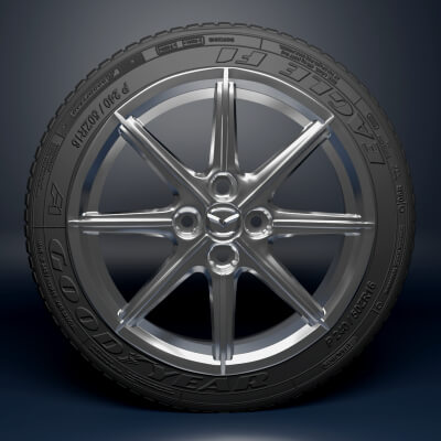 Mazda MX5 Rim - 3D Model by Mauri3dForge