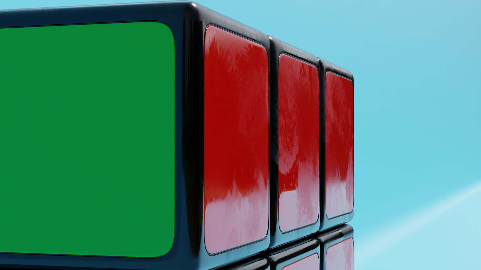 Realistic Rubiks' Cube - 3D Model by Mauri3dForge