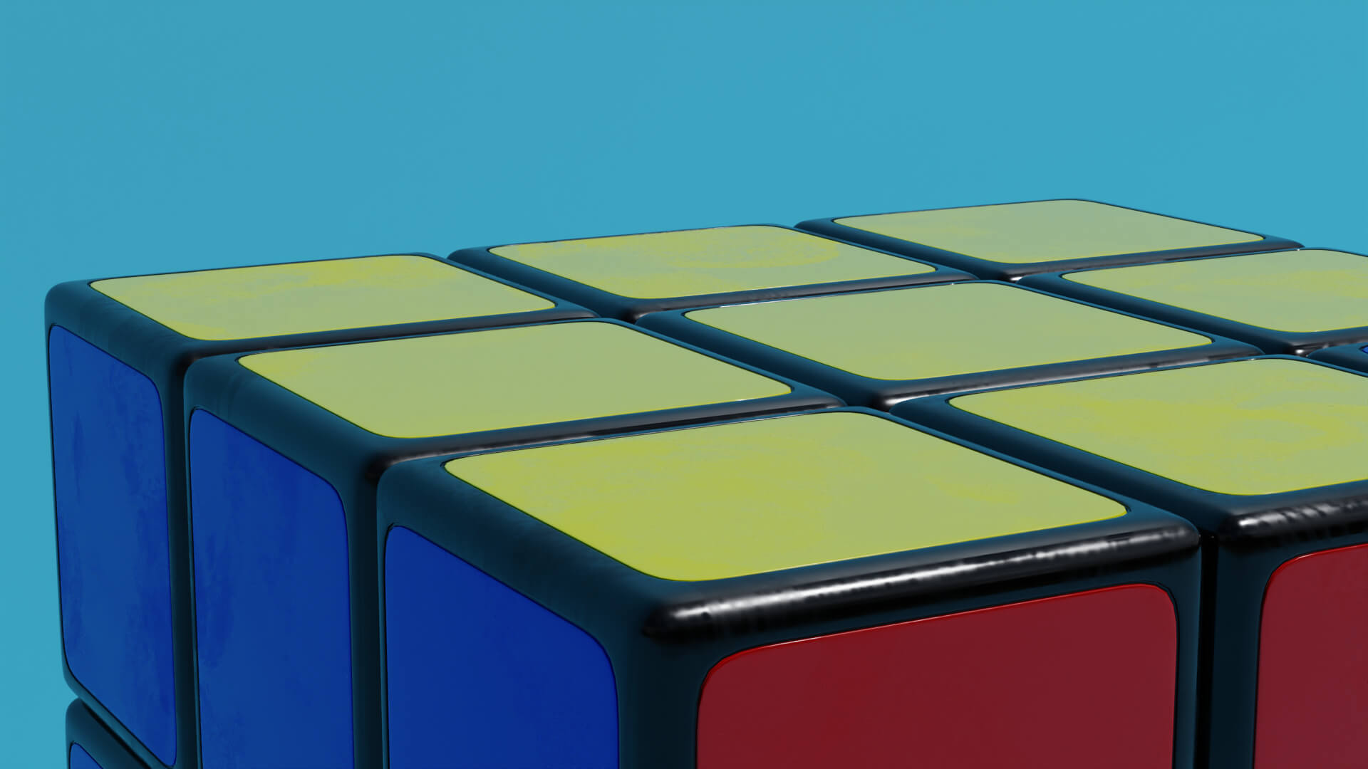 Realistic Rubiks' Cube - 3D Model by Mauri3dForge