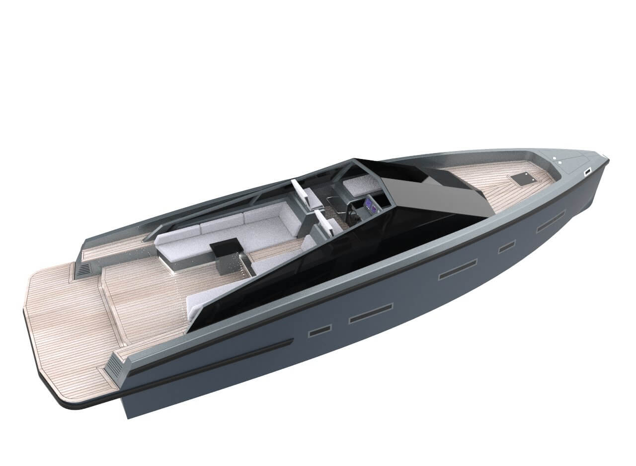 58 Wally Power Yacht - 3D Model by maval