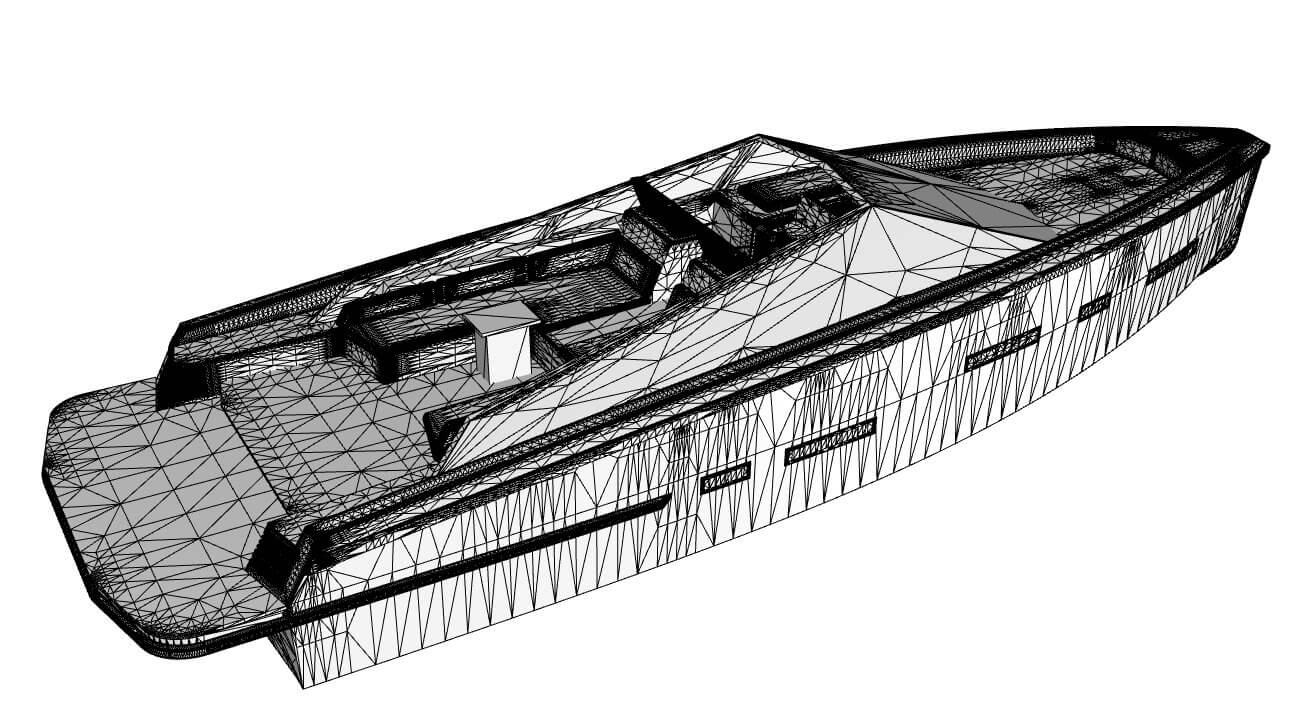 58 Wally Power Yacht - 3D Model by maval