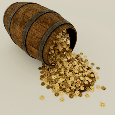 Scattering of Gold - 3D Model by Mavas3D