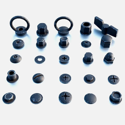 3D Models | Fasteners | Screws | RenderHub