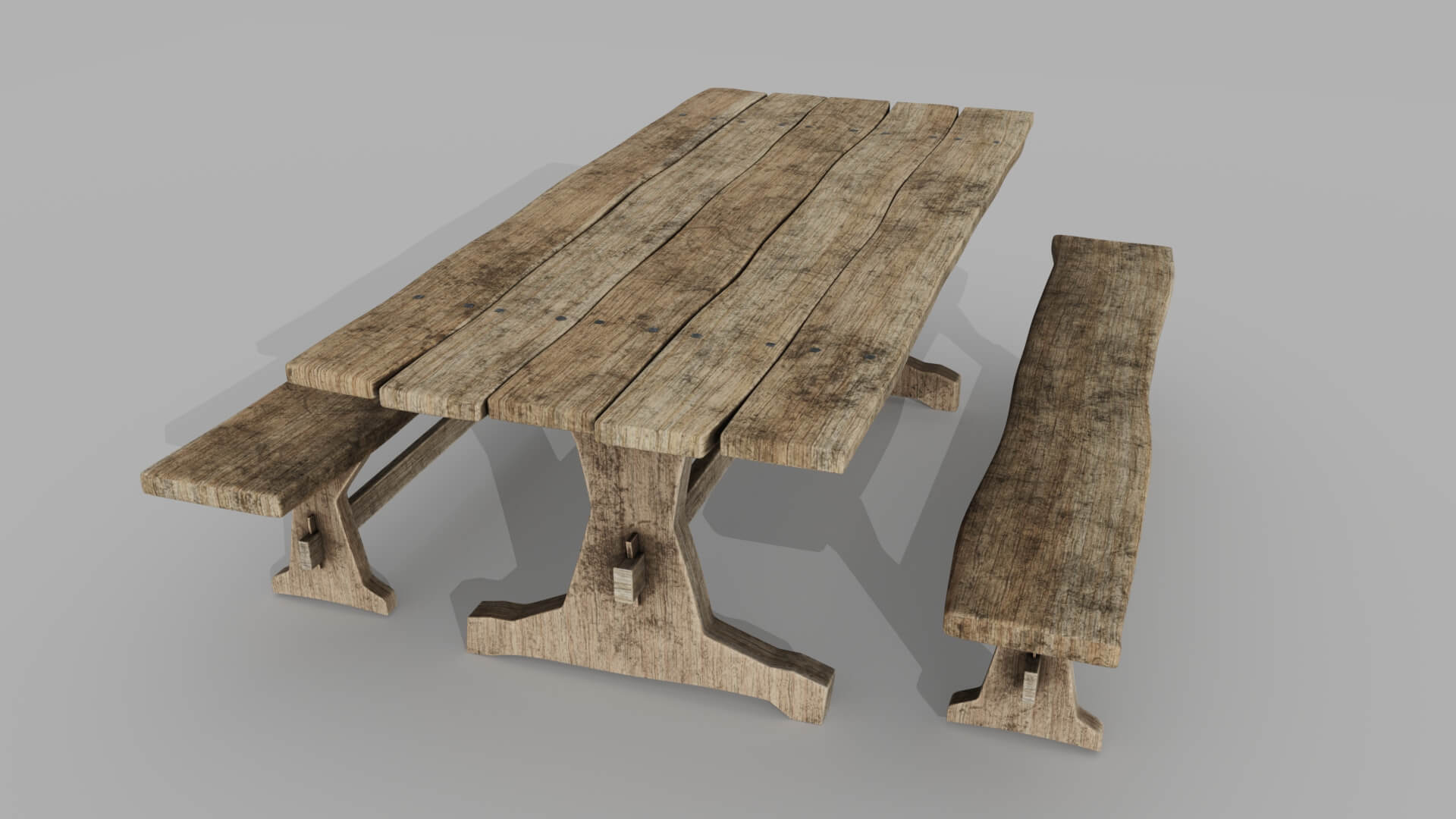 Medieval Table - 3D Model by Mavas3D