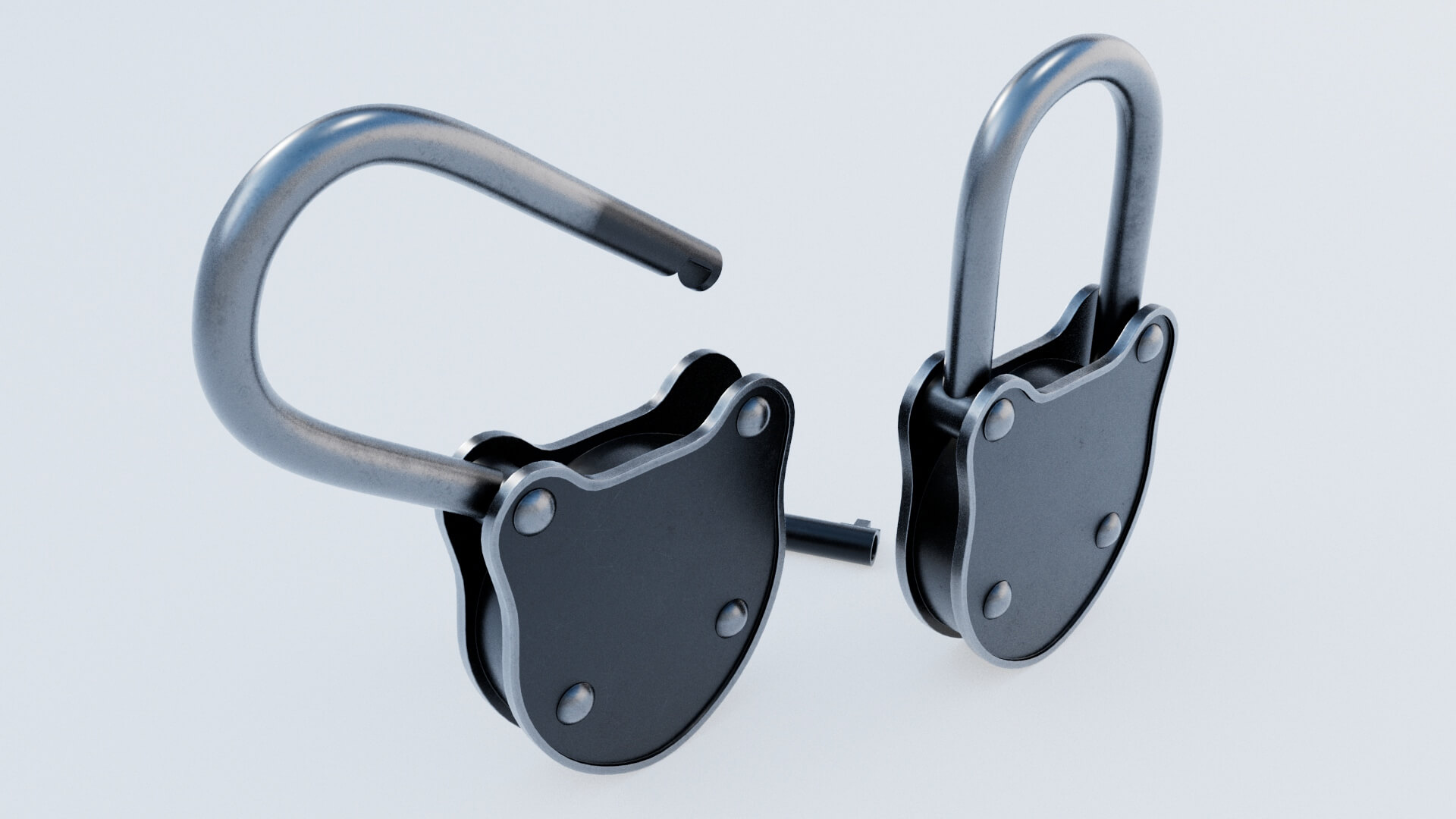 Lock Dark Aged - 3D Model by Mavas3D