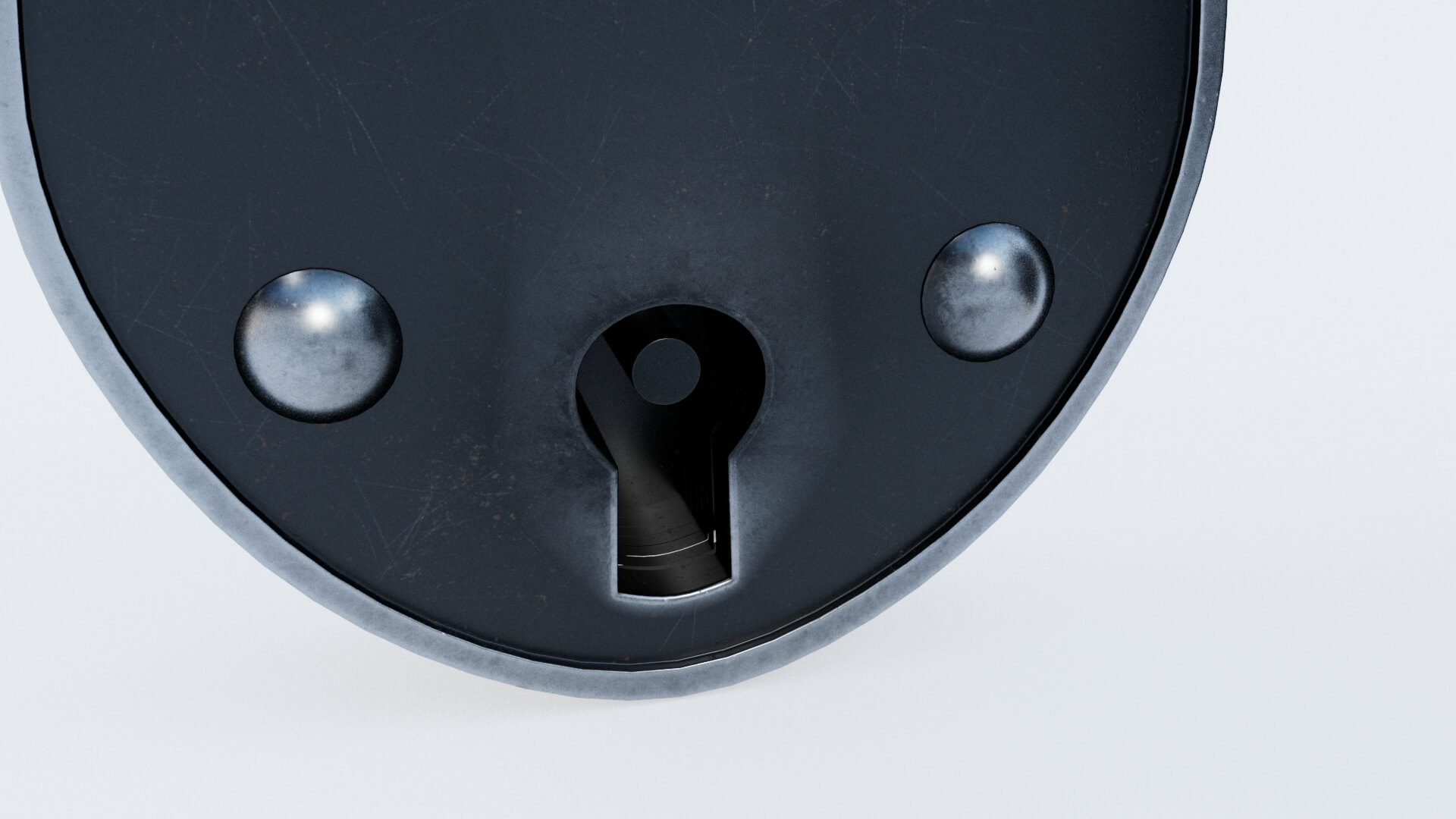 Lock Dark Aged - 3D Model by Mavas3D