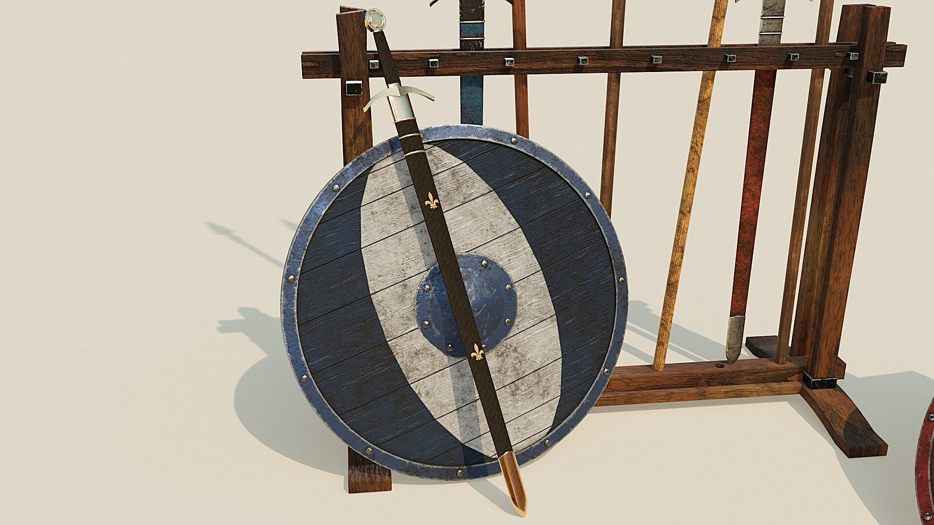 Medieval Weaponry - 3D Model by Mavas3D