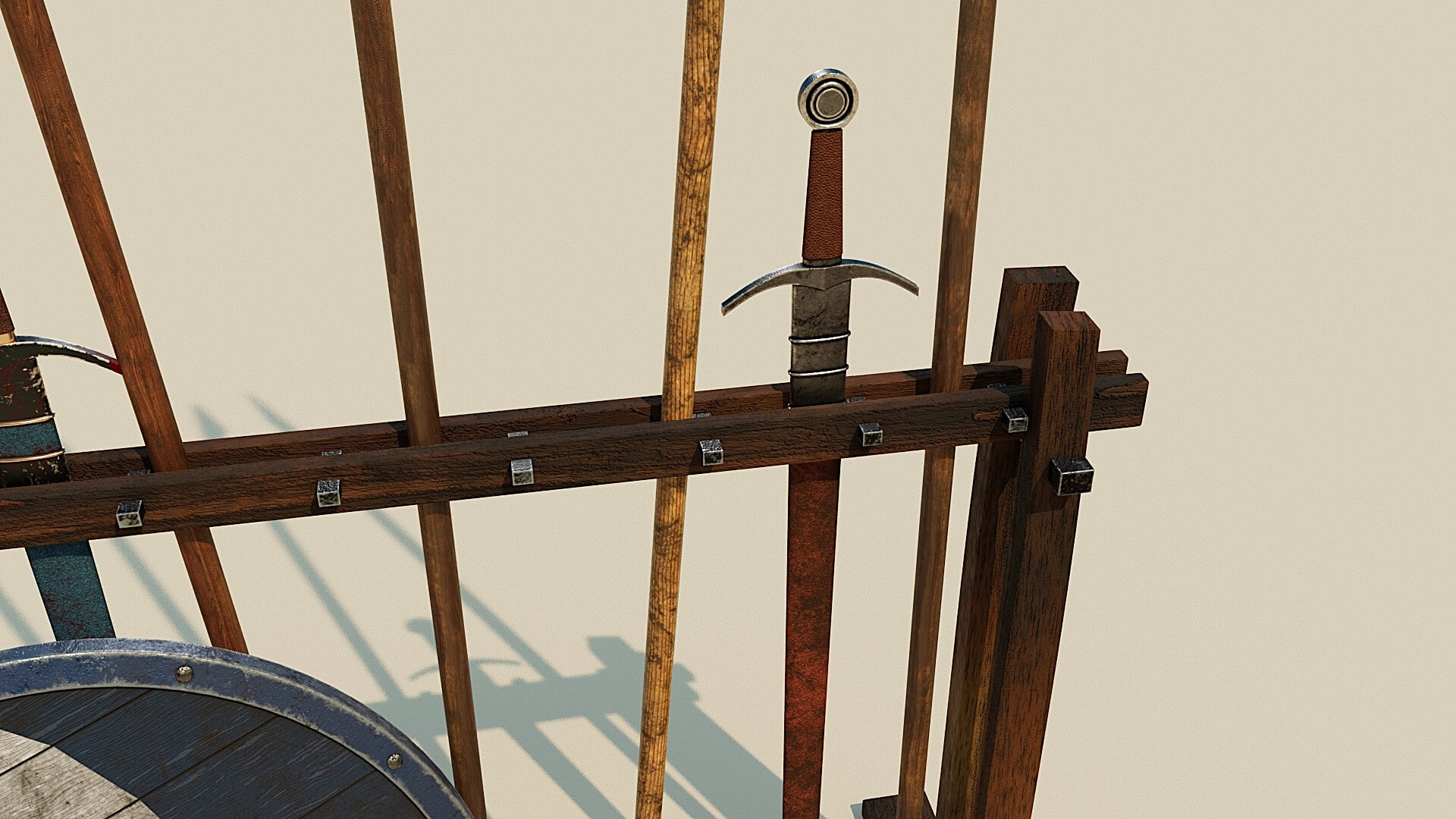 Medieval Weaponry - 3D Model by Mavas3D