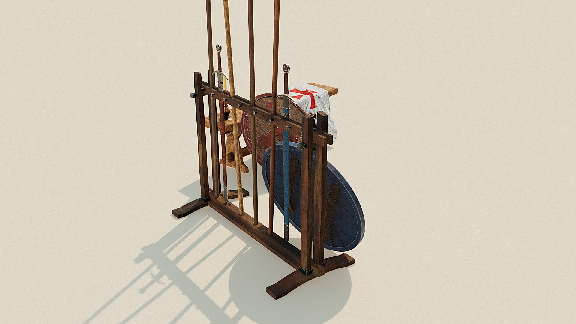 Medieval Weaponry - 3D Model by Mavas3D