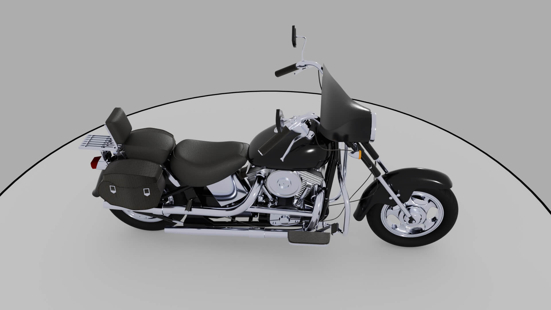 Motorcycle New - Free 3D Model by Mavas3D