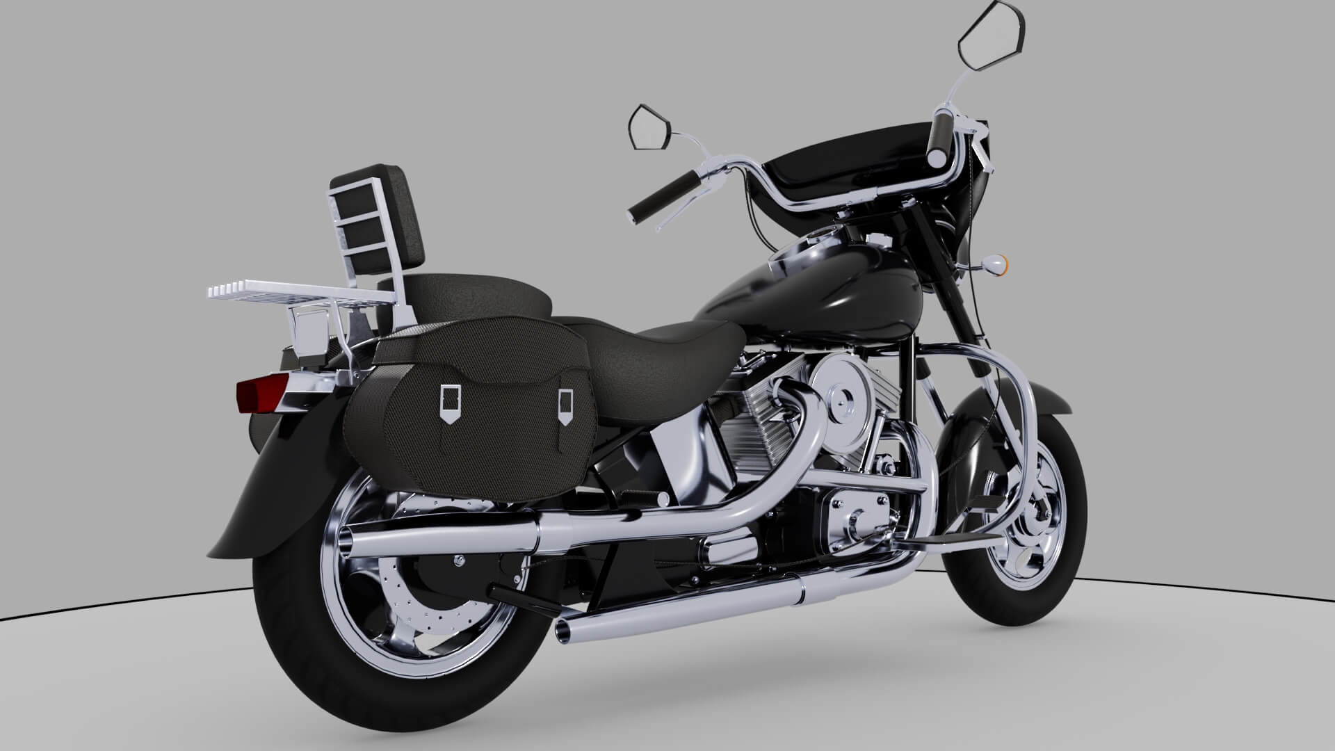 Motorcycle New - Free 3D Model by Mavas3D