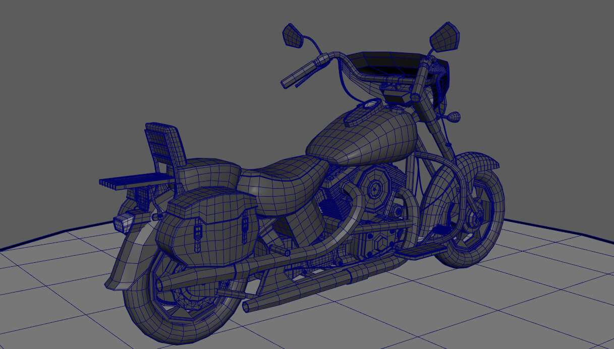 Motorcycle New - Free 3D Model by Mavas3D