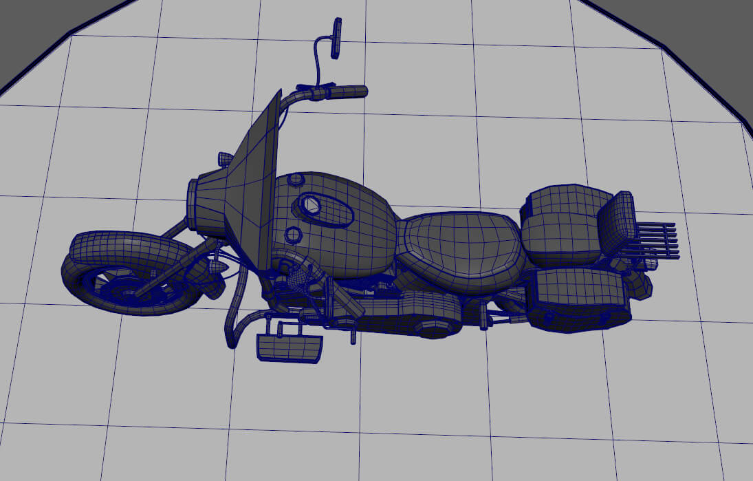 Motorcycle New - Free 3D Model by Mavas3D