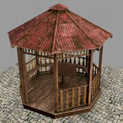 3D Models | Buildings | Gazebos | RenderHub