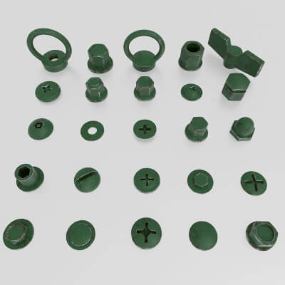 3D Models | Fasteners | Screws | RenderHub
