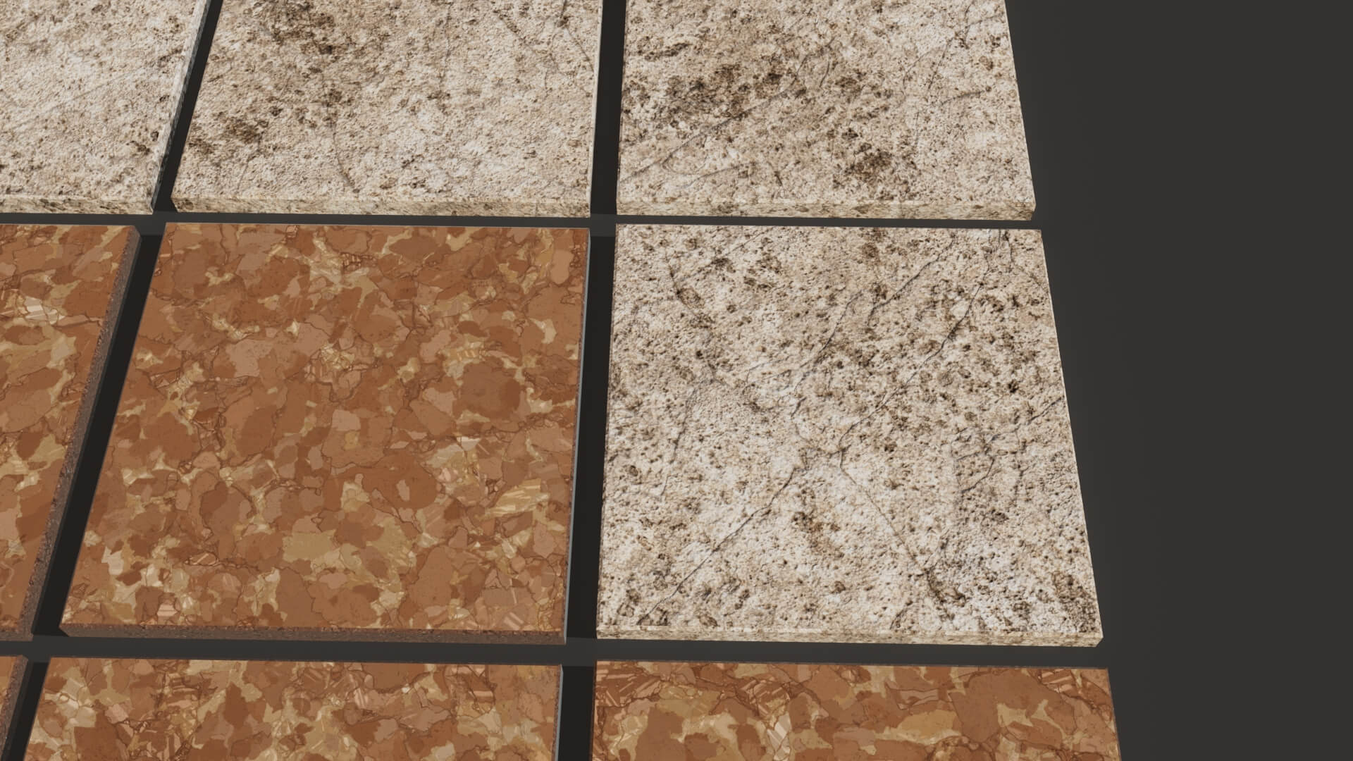Stone Tiles A - 3D Model by Mavas3D
