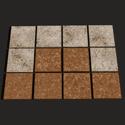 Stone Tiles A - 3D Model by Mavas3D