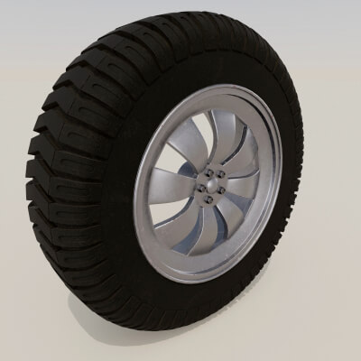 Mid Poly Models | Wheels | RenderHub