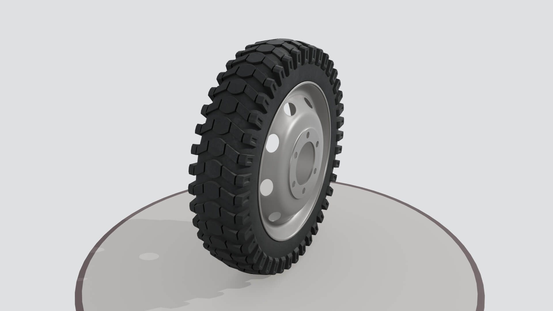 Wheel With Disk - 3D Model by Mavas3D