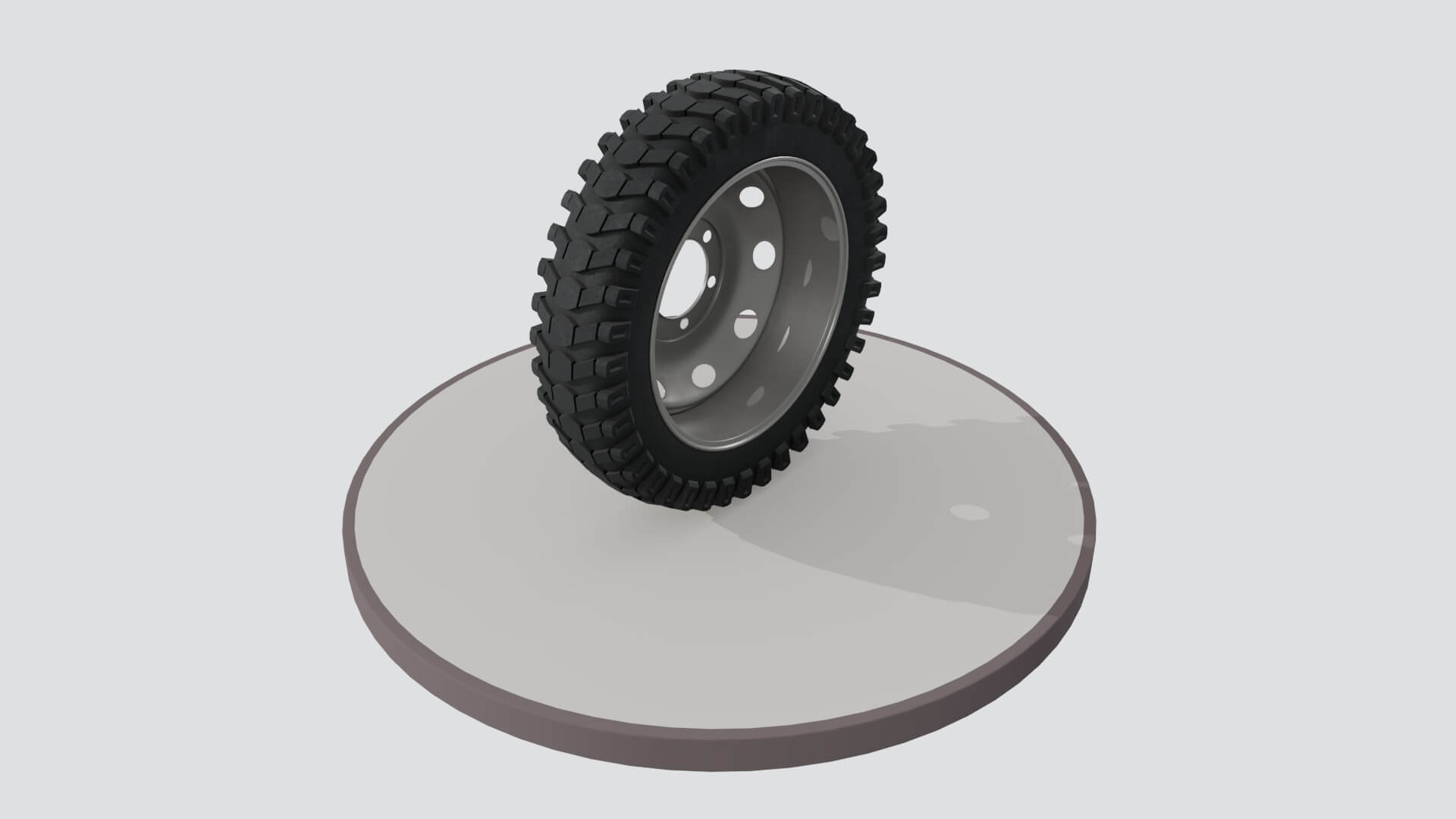 Wheel With Disk - 3D Model by Mavas3D