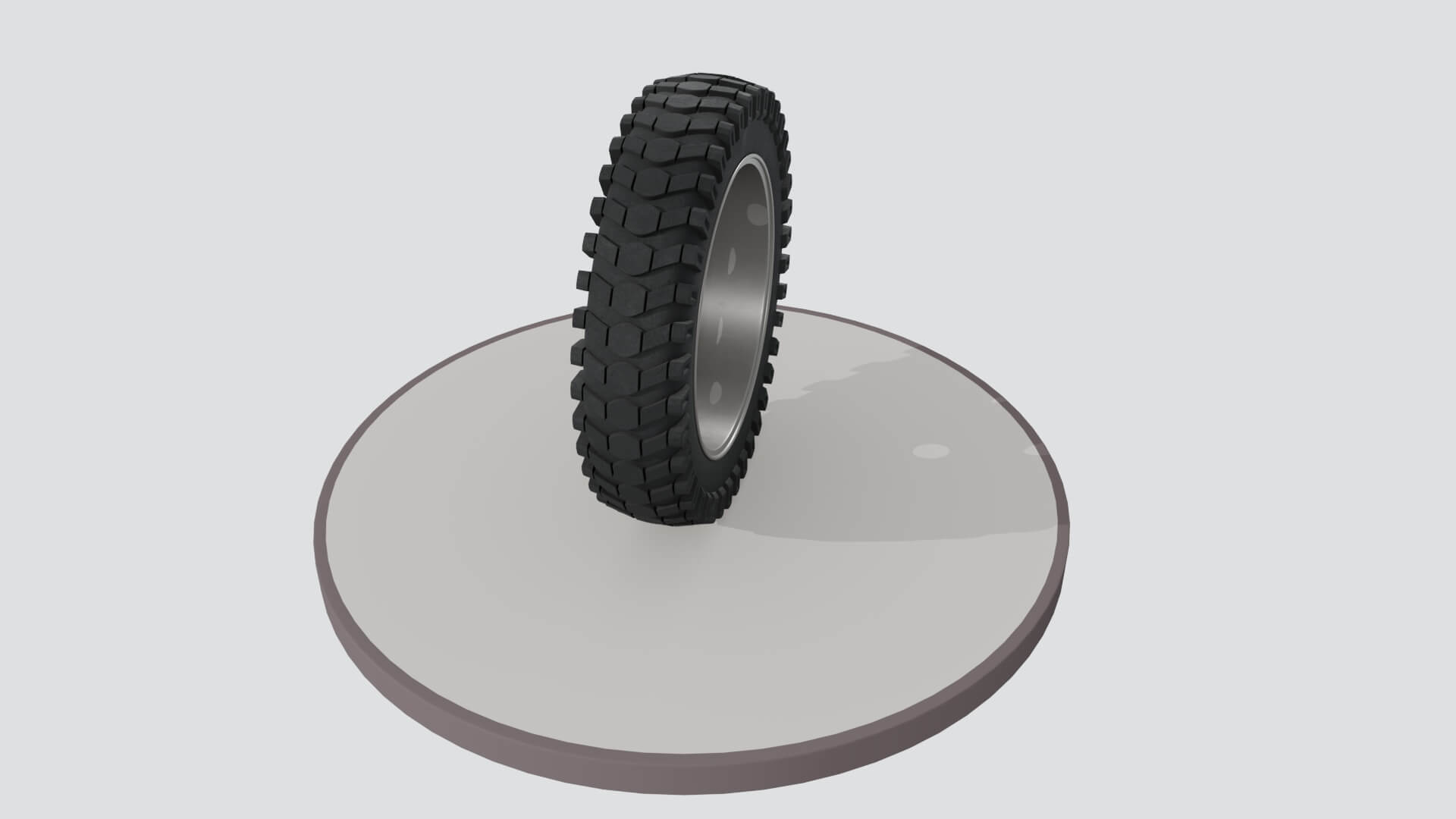 Wheel With Disk - 3D Model by Mavas3D