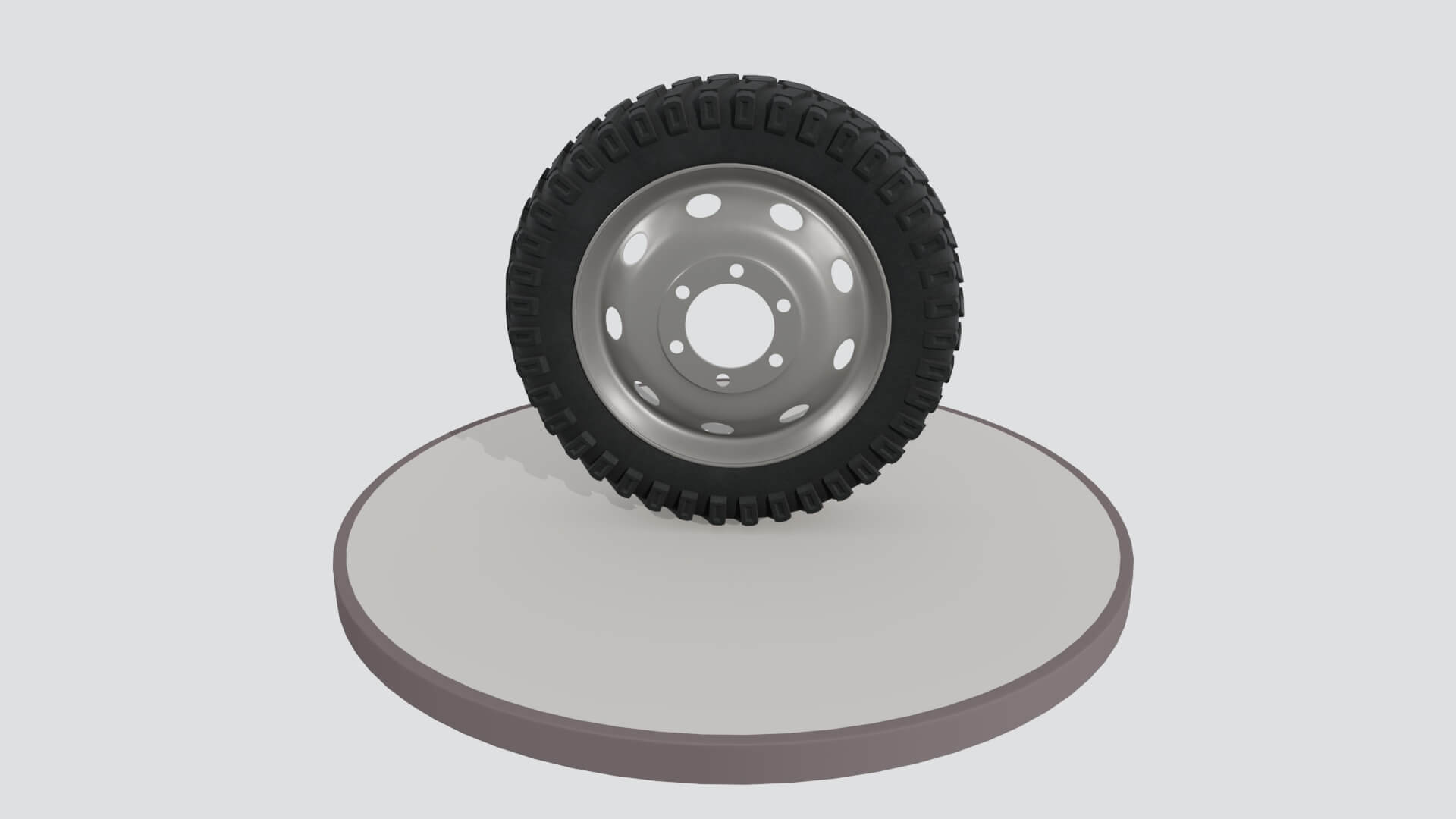 Wheel With Disk - 3D Model by Mavas3D