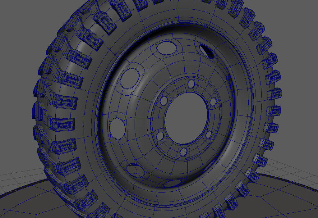 Wheel With Disk - 3D Model by Mavas3D