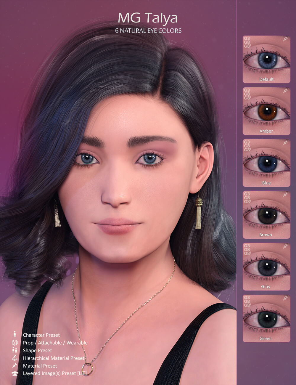 MG Talya for Genesis 3, 8 and 8.1 Females - Daz Content by MavenGames