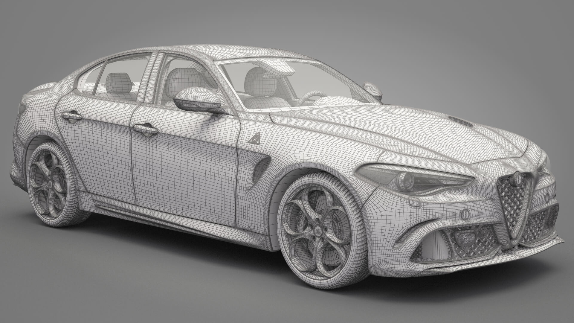 Alfa Romeo Giulia - 3D Model by Mavi3D