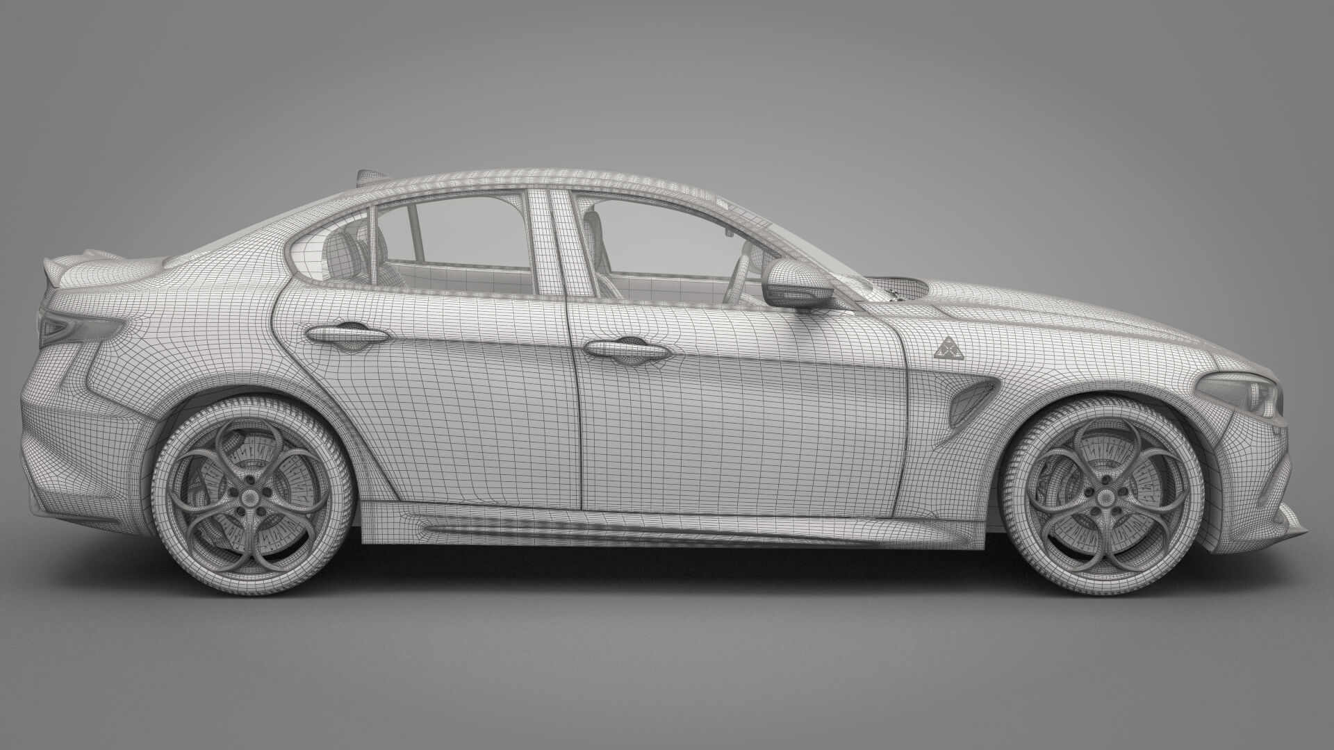 Alfa Romeo Giulia - 3D Model by Mavi3D