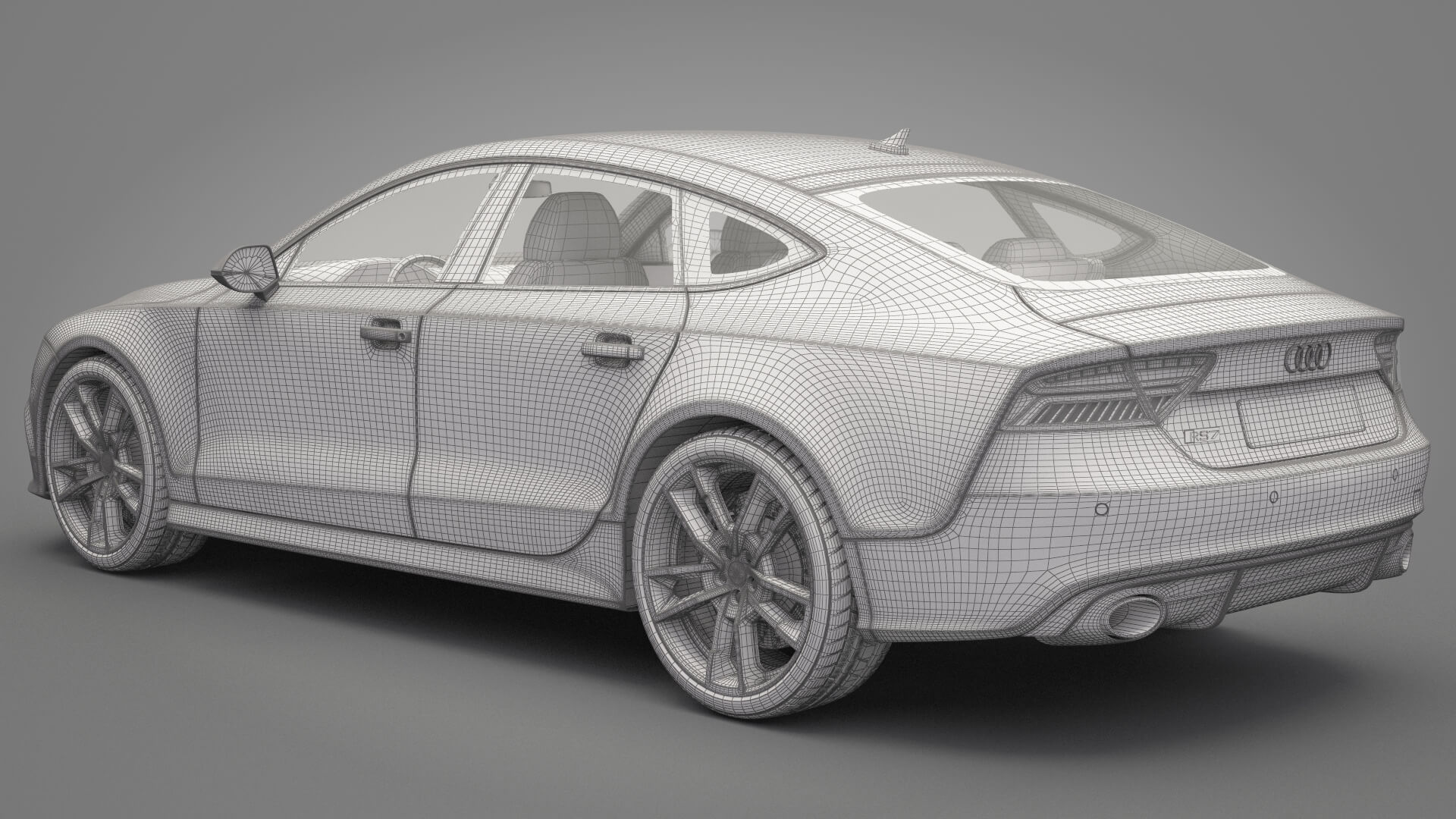 Audi RS7 Sportback 2016 - 3D Model by Mavi3D