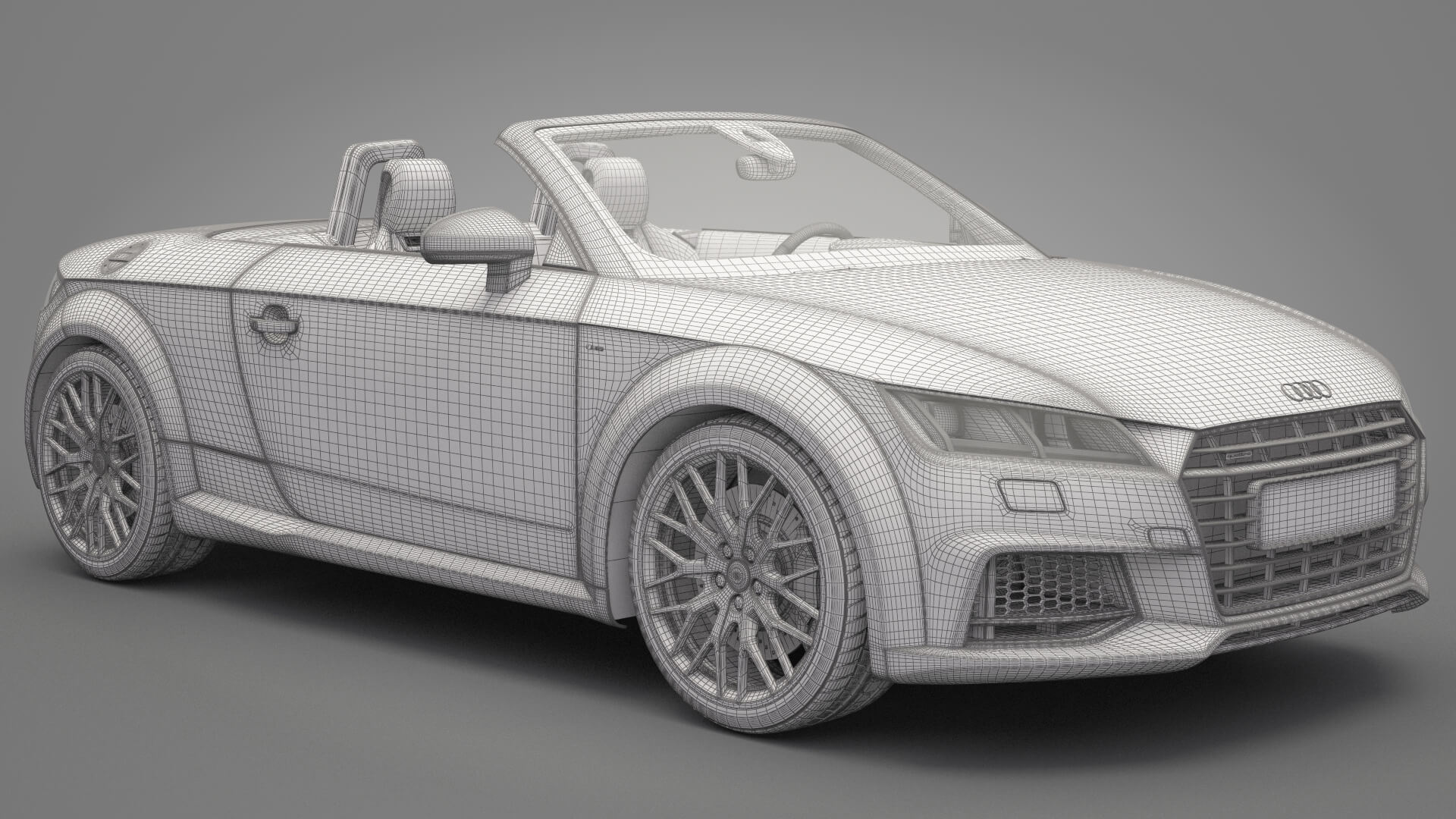 Audi TT Roadster - 3D Model by Mavi3D