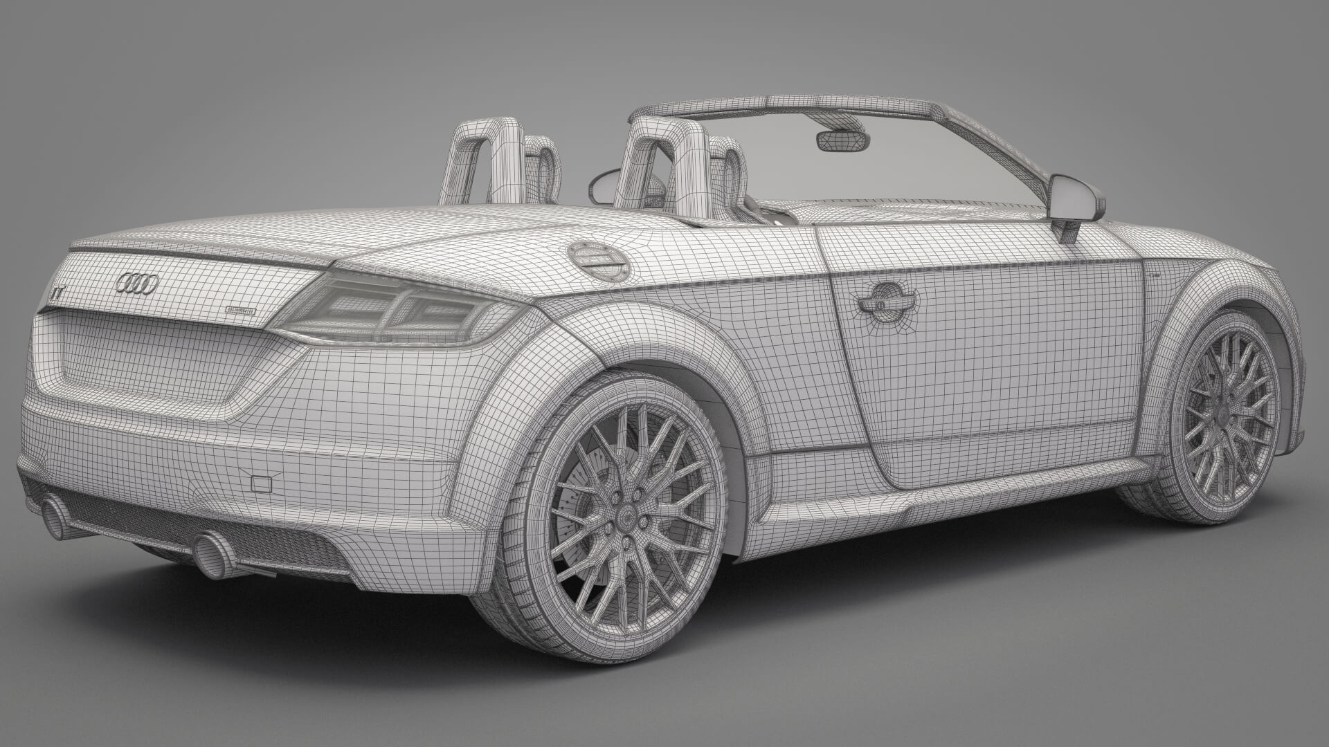 Audi TT Roadster - 3D Model by Mavi3D