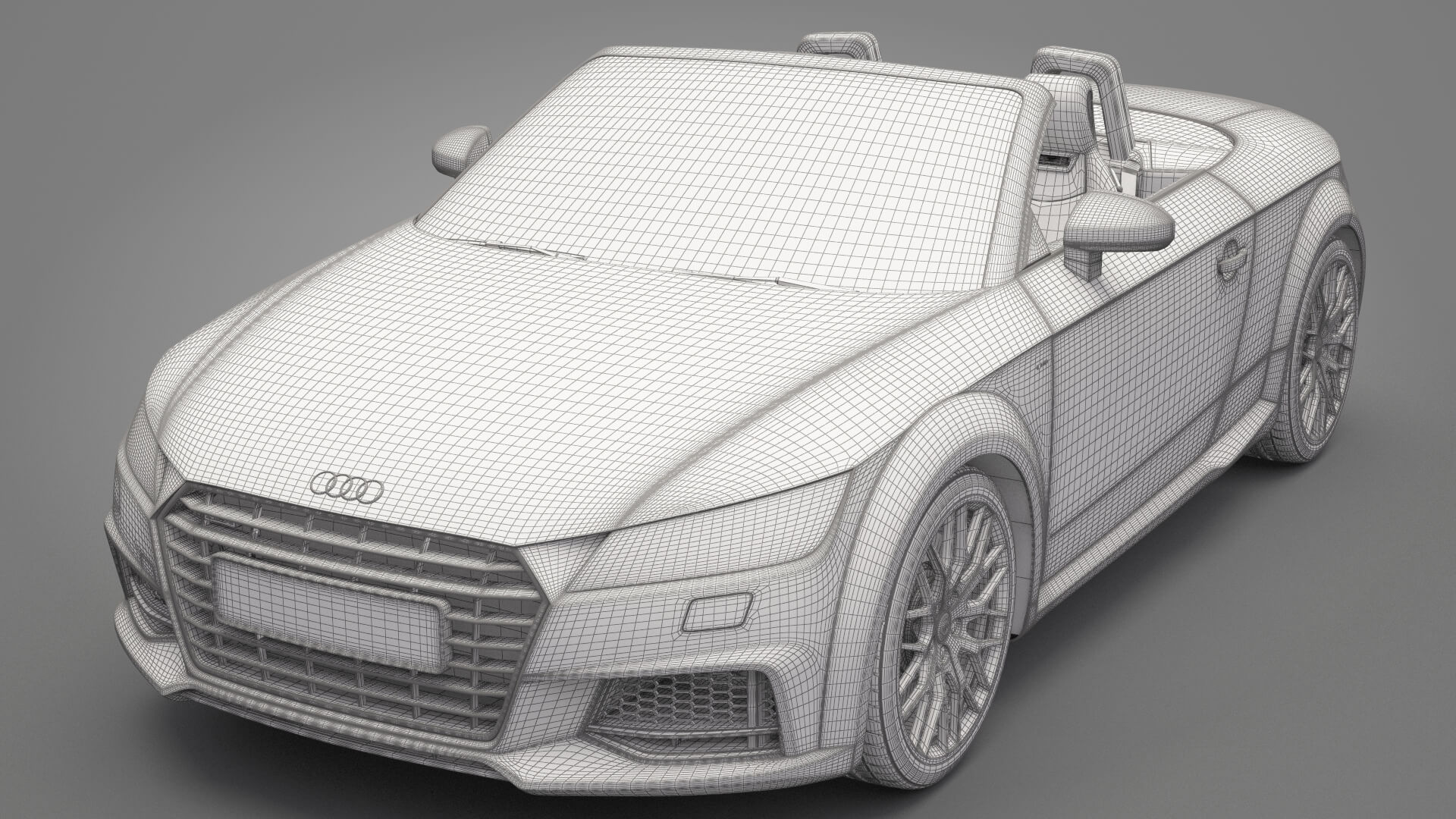 Audi TT Roadster - 3D Model by Mavi3D