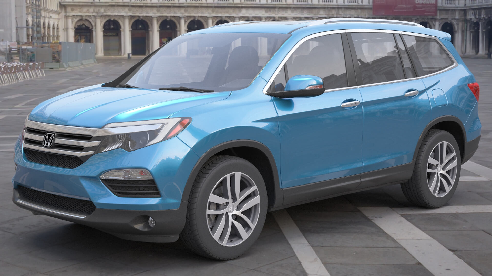 Generic Honda Crossover - 3D Model by Mavi3D