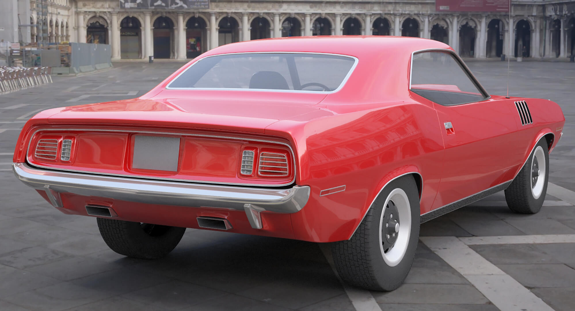 Generic Old Car 01 - 3D Model by Mavi3D