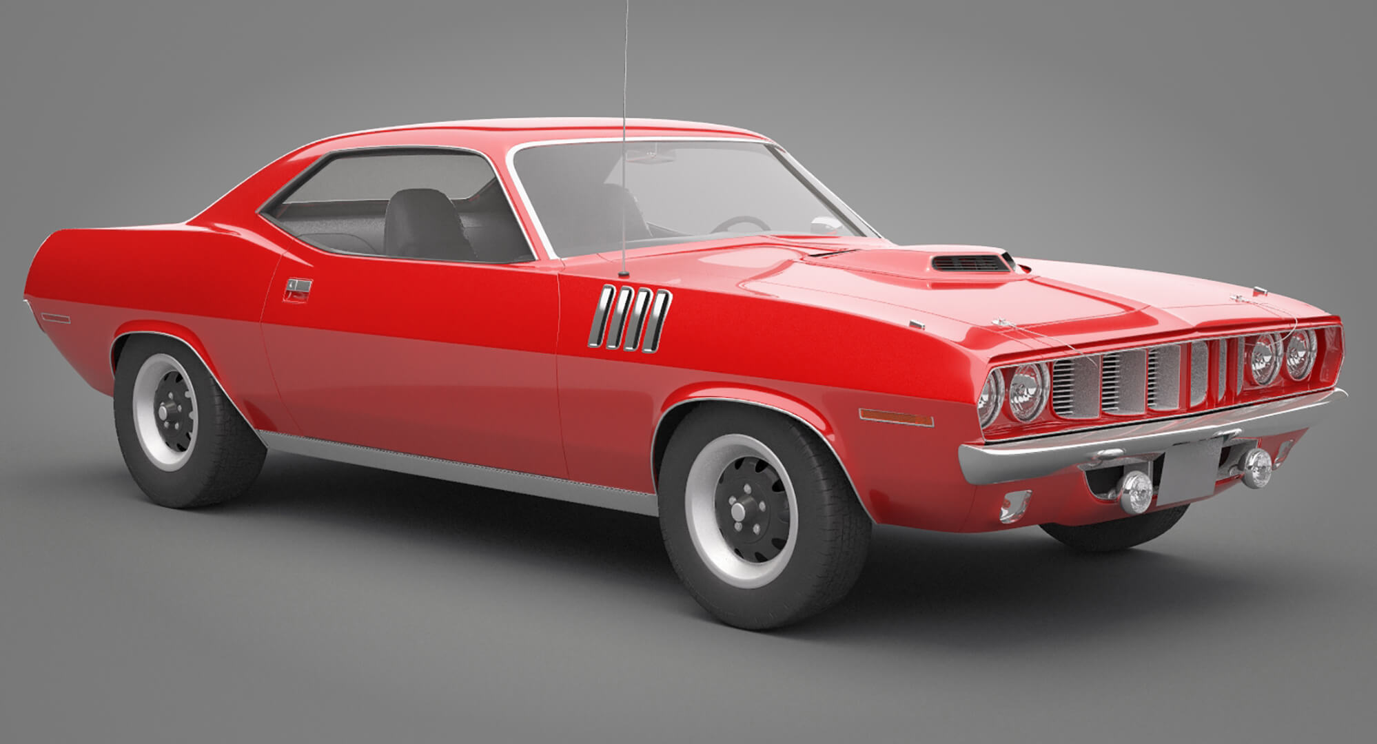 Generic Old Car 01 - 3D Model by Mavi3D