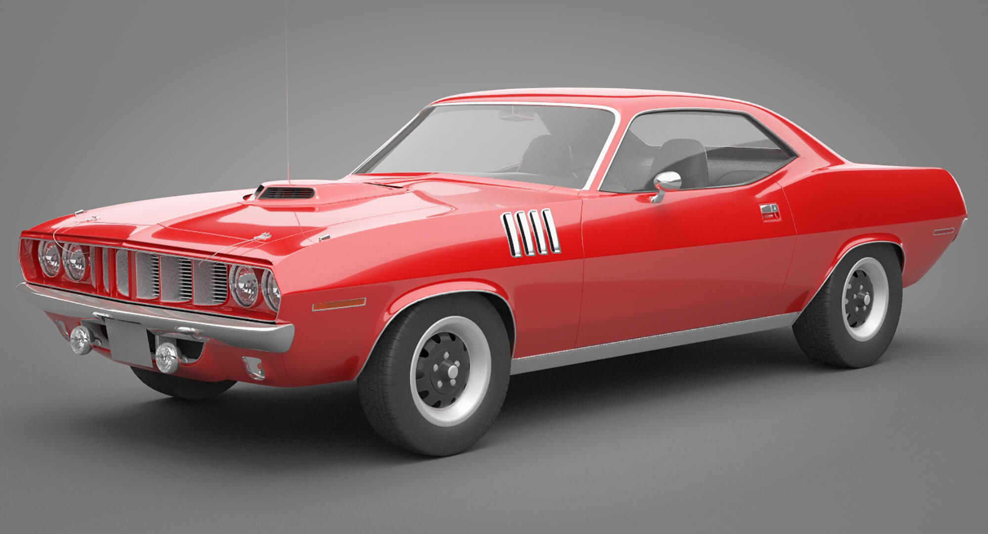 Generic Old Car 01 - 3D Model by Mavi3D