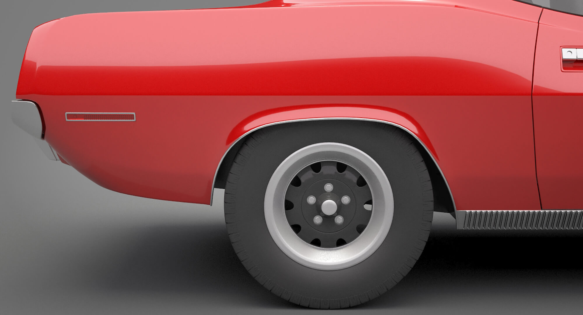 Generic Old Car 01 - 3D Model by Mavi3D