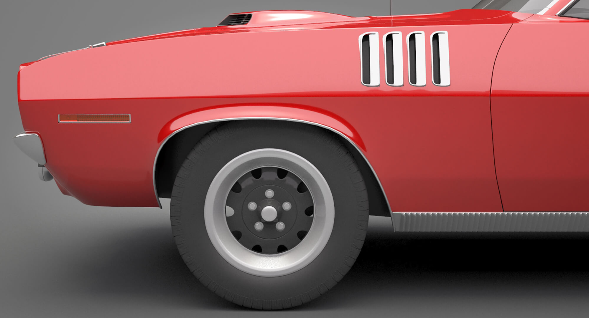 Generic Old Car 01 - 3D Model by Mavi3D