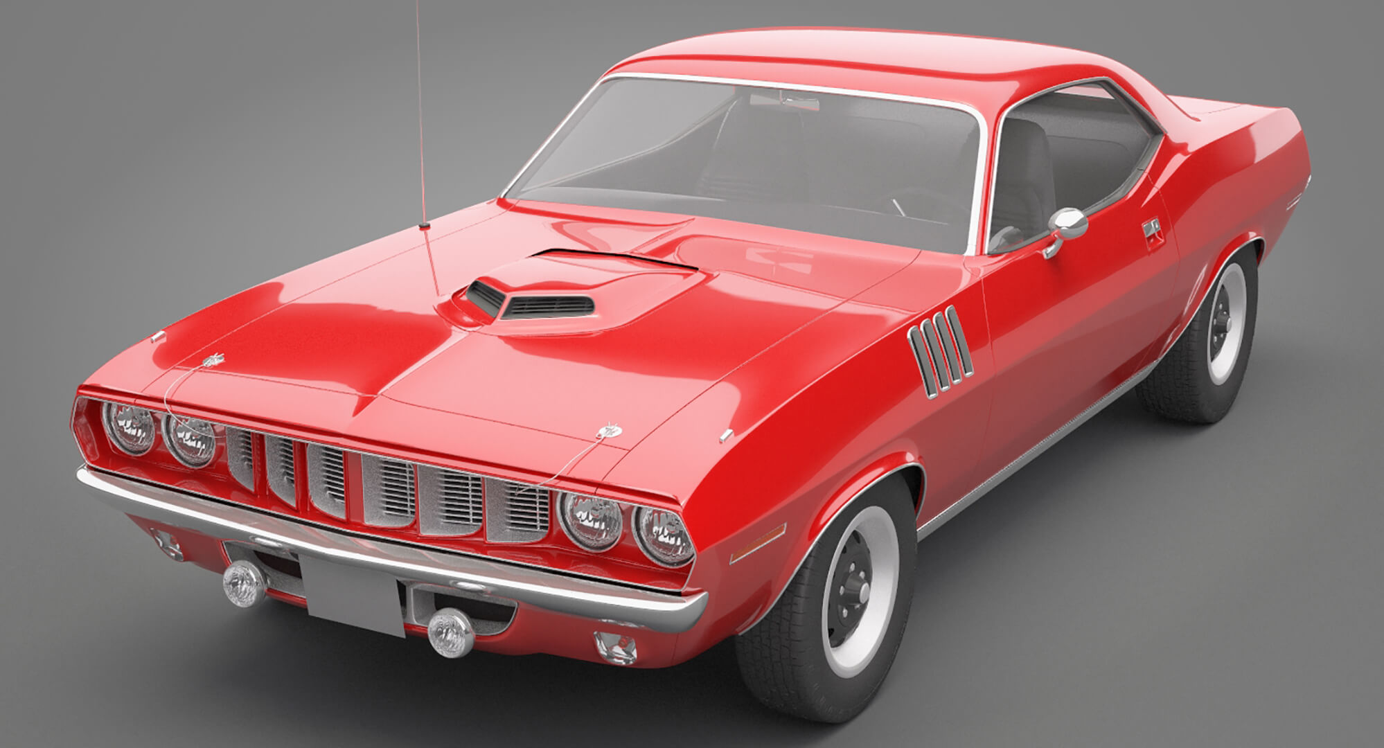 Generic Old Car 01 - 3D Model by Mavi3D