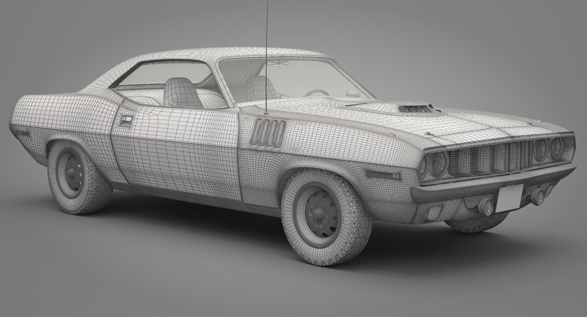 Generic Old Car 01 - 3D Model by Mavi3D