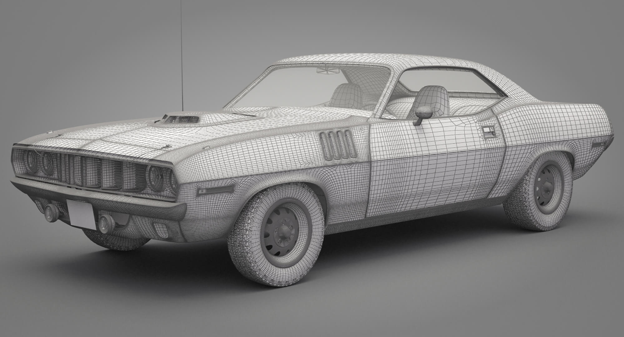 Generic Old Car 01 - 3D Model by Mavi3D