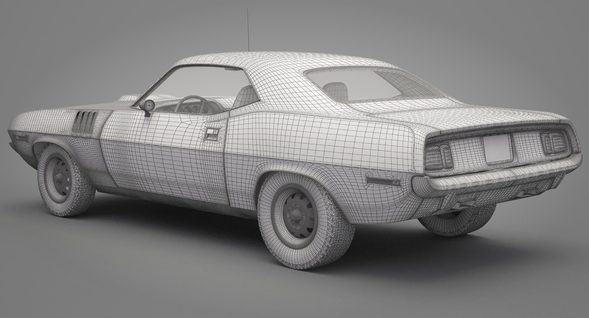 Generic Old Car 01 - 3D Model by Mavi3D