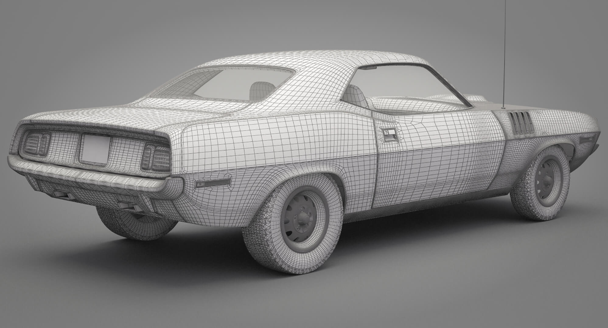 Generic Old Car 01 - 3D Model by Mavi3D