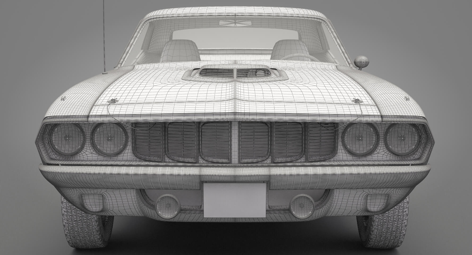 Generic Old Car 01 - 3D Model by Mavi3D