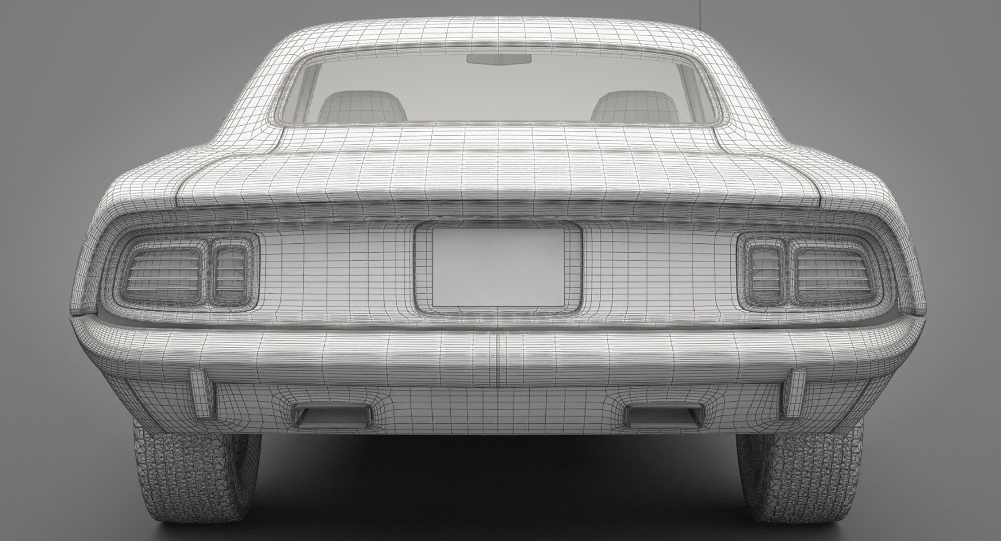 Generic Old Car 01 - 3D Model by Mavi3D